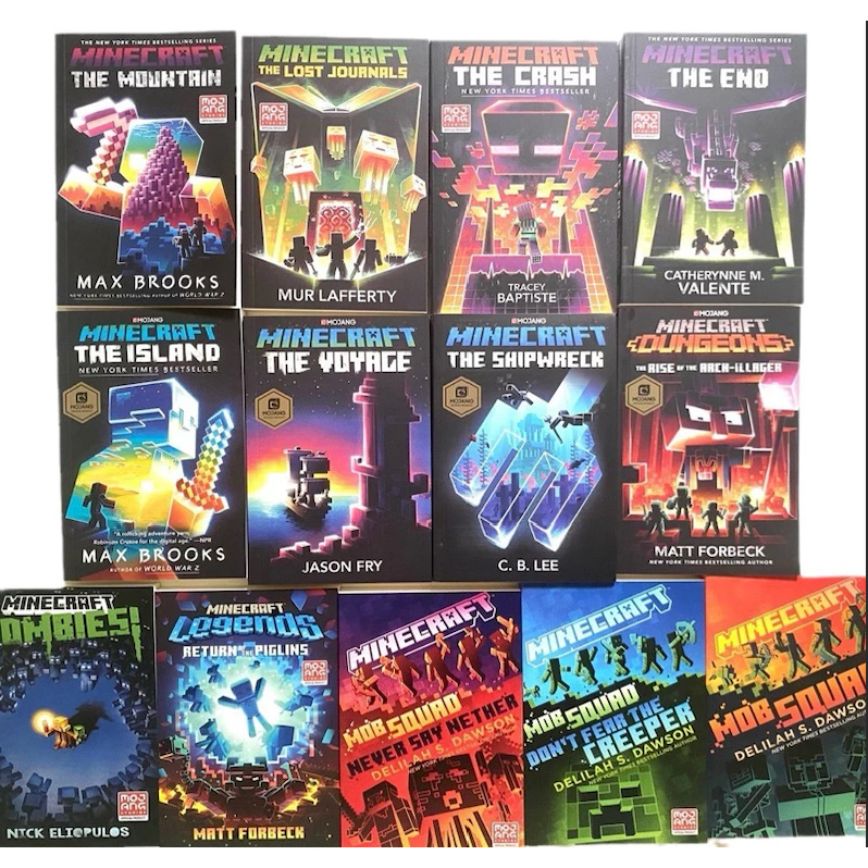 [SG STOCKS] 13 Books Set Minecraft (Novels) By Max Brooks | Shopee ...