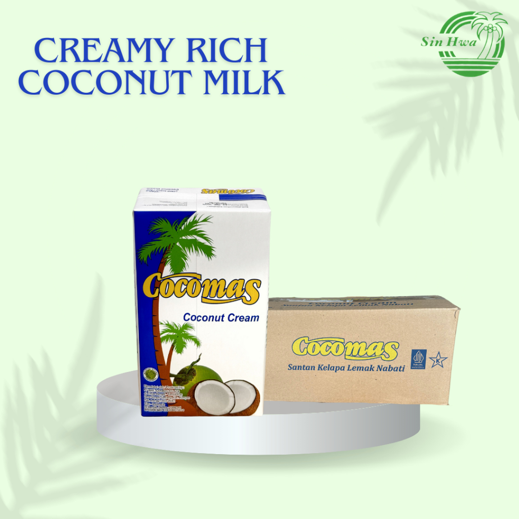 Cocomas Coconut Milk 1L X 12 Packets (Halal) - 1 Carton | Shopee Singapore