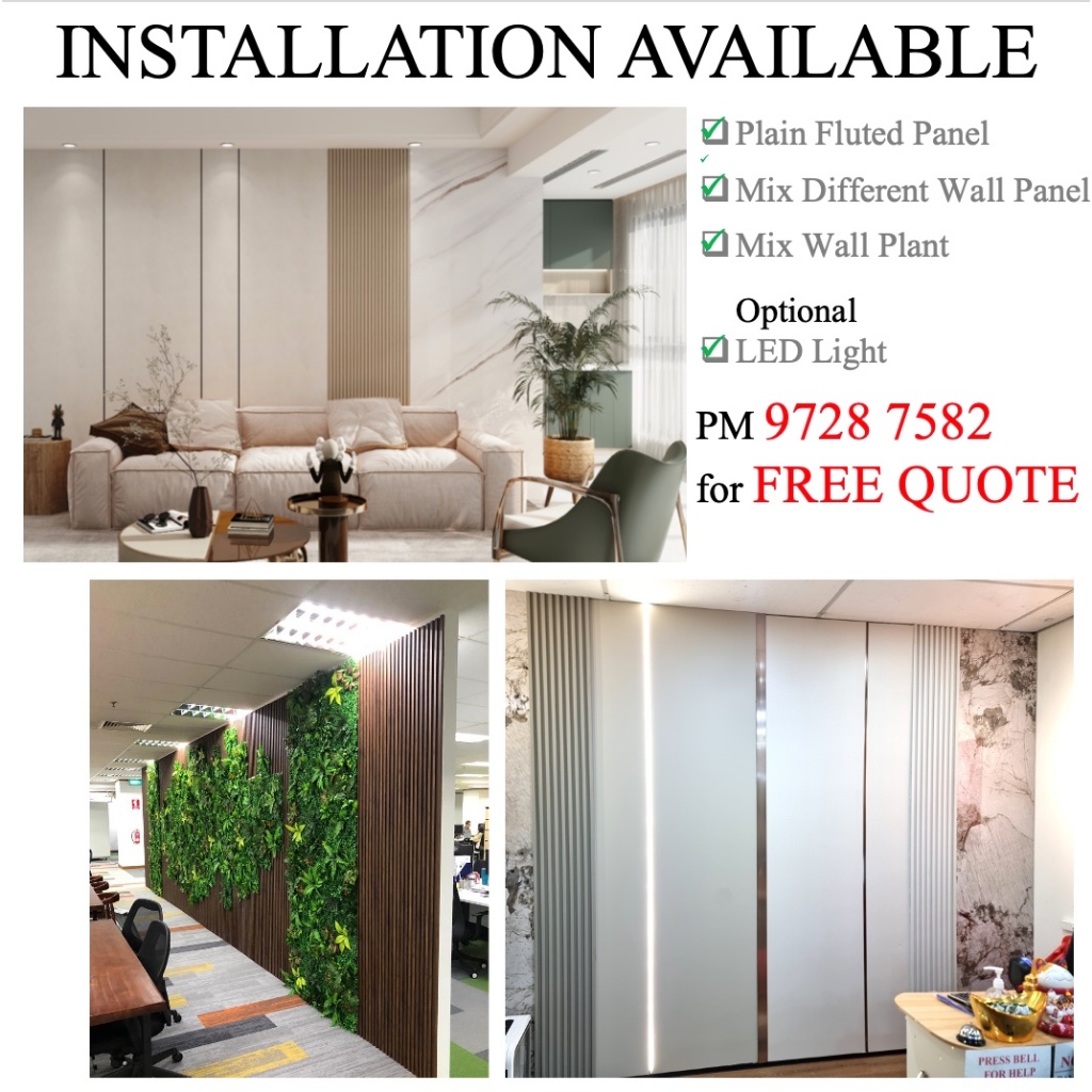 [Local] Partition panel wood panel wall partition fluted wall panel ...