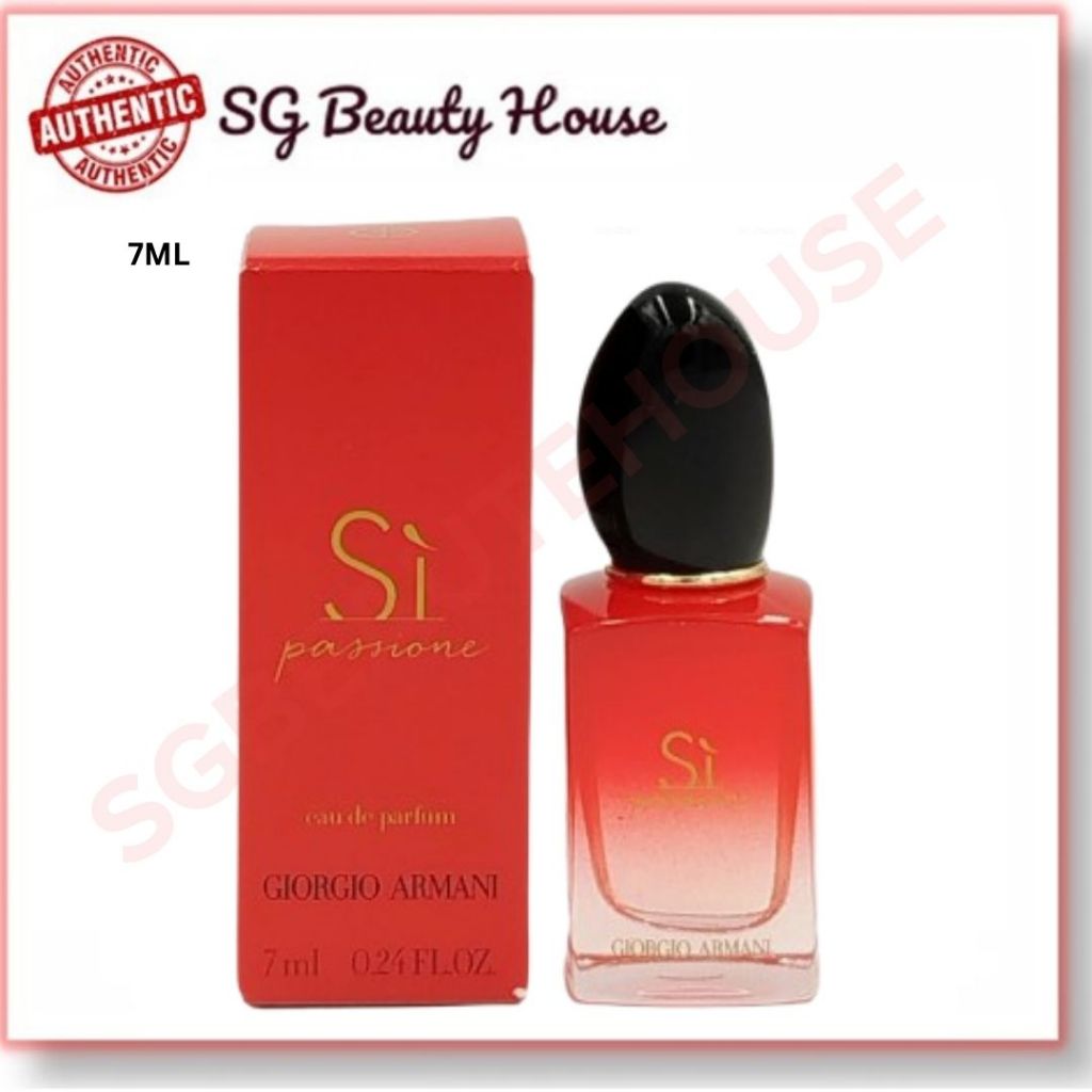 GIORGIO ARMANI SI PASSIONE EDP 7ML MINIATURE | Shopee Singapore