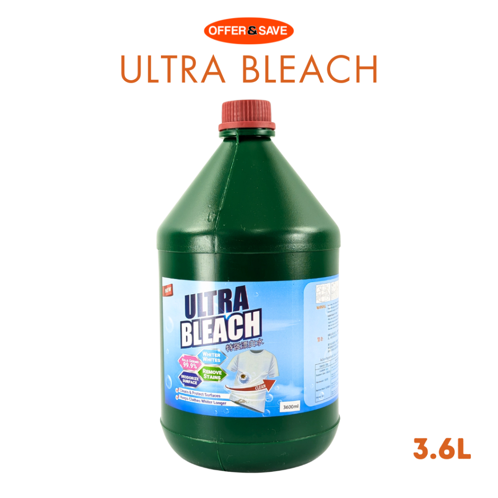 3.6 Litres Concentrated Liquid Bleach [Made in Malaysia] | Shopee Singapore