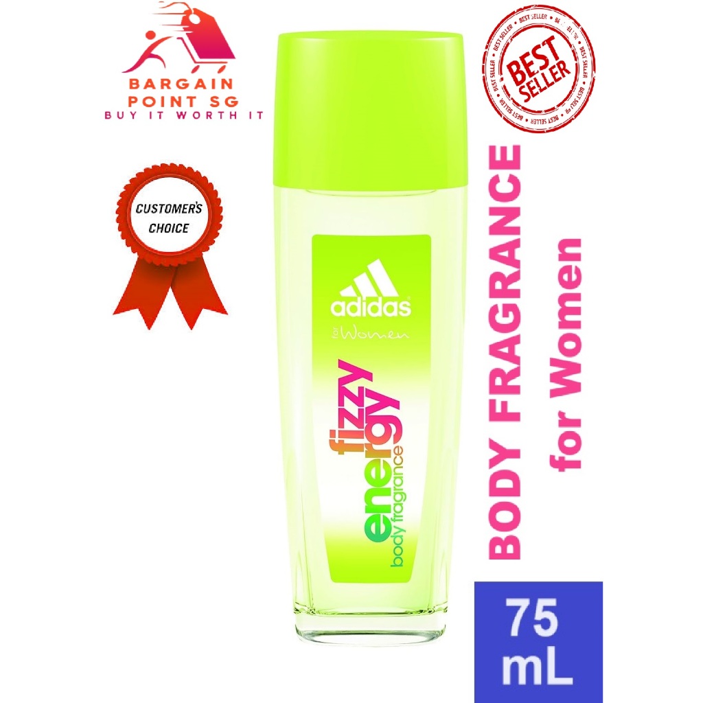 Adidas Fizzy Energy Body Fragrance For Women -75 mL | Shopee Singapore
