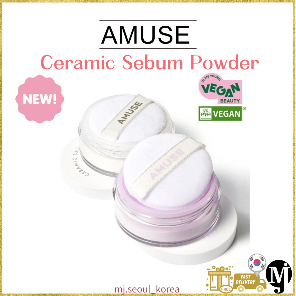 Amuse Ceramic Skin Sebum Powder 5g 2types | Shopee Singapore