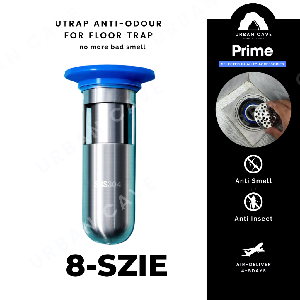 Urban Cave Utrap for floor trap anti smell bathroom toilet odour anti ...