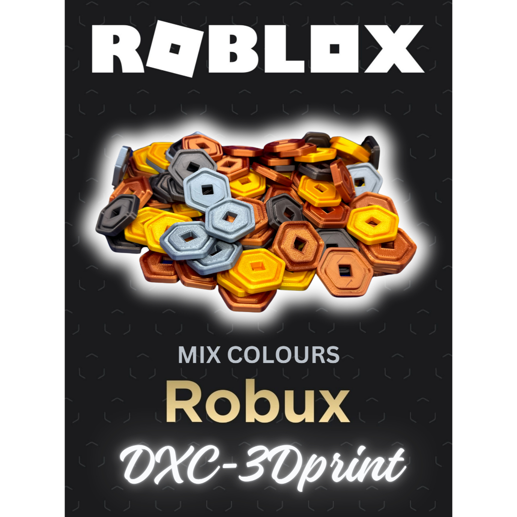 Roblox Exclusive 3D-Printed Robux Toys Ideal for your Children Kids ...