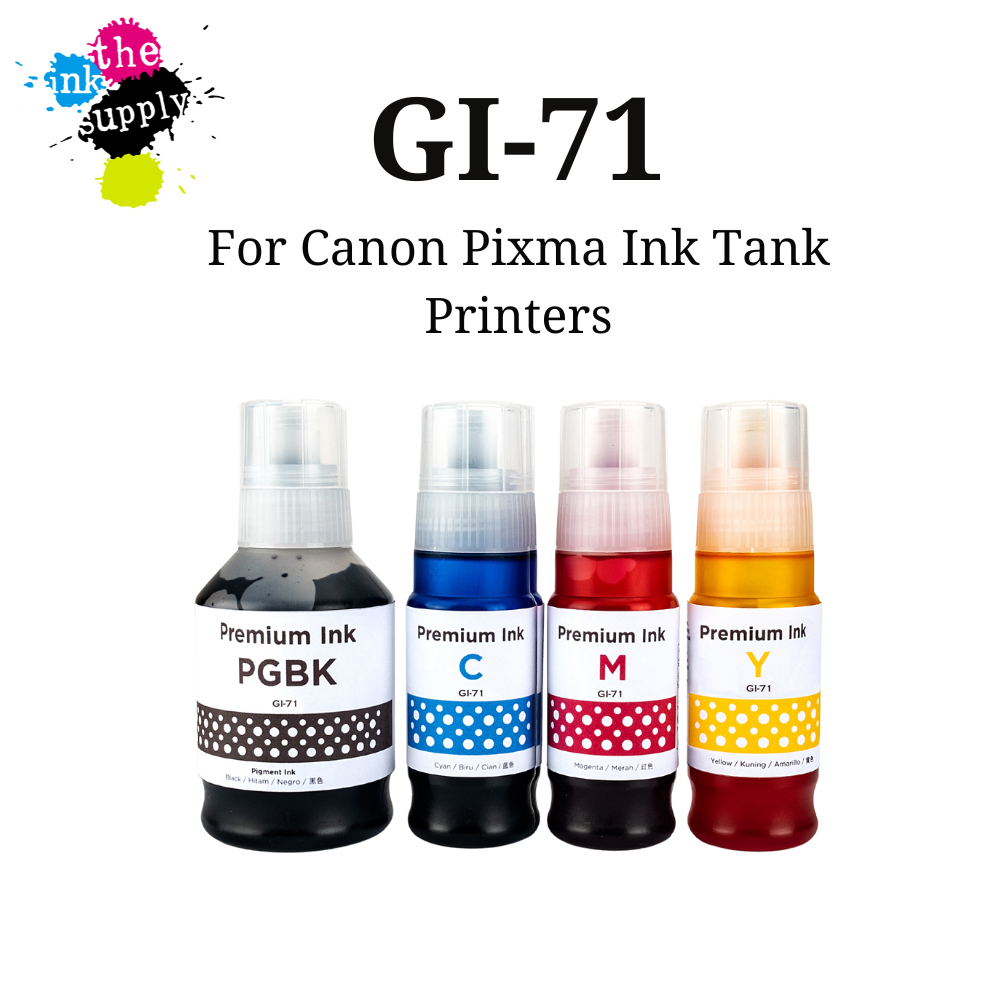 GI-71 GI71 Compatible Canon Ink Bottle Refill for Canon Pixma G4780 ...