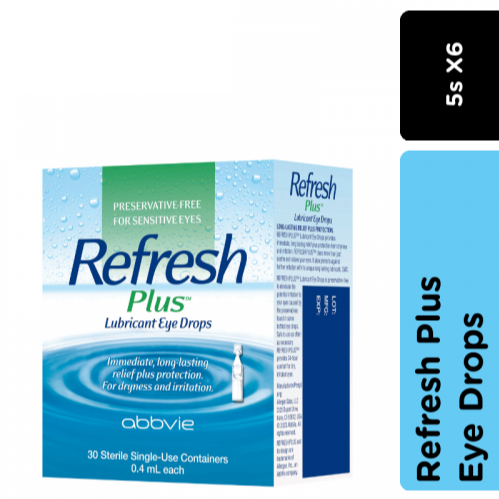 REFRESH PLUS EYE DROPS 0.4ML 5SX6 (ExpDate: Dec2025) | Shopee Singapore