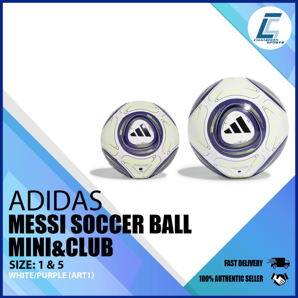 Adidas Messi Mini & Club Soccer Ball (JG3871/JG3873) (BB2/RO) | Shopee ...