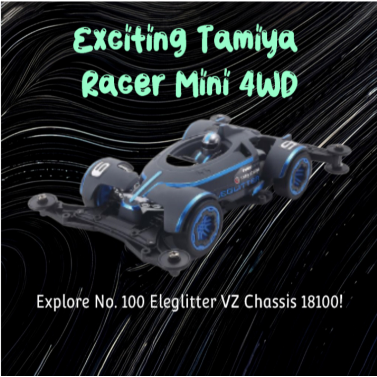 Tamiya Racer Mini 4WD Series No. 100 Eleglitter VZ Chassis 18100【Direct ...