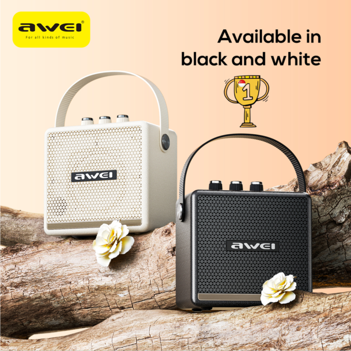 Awei KA30 Bluetooth Speaker HIFI Surround Sound Dual Horn Subwoofer FM ...
