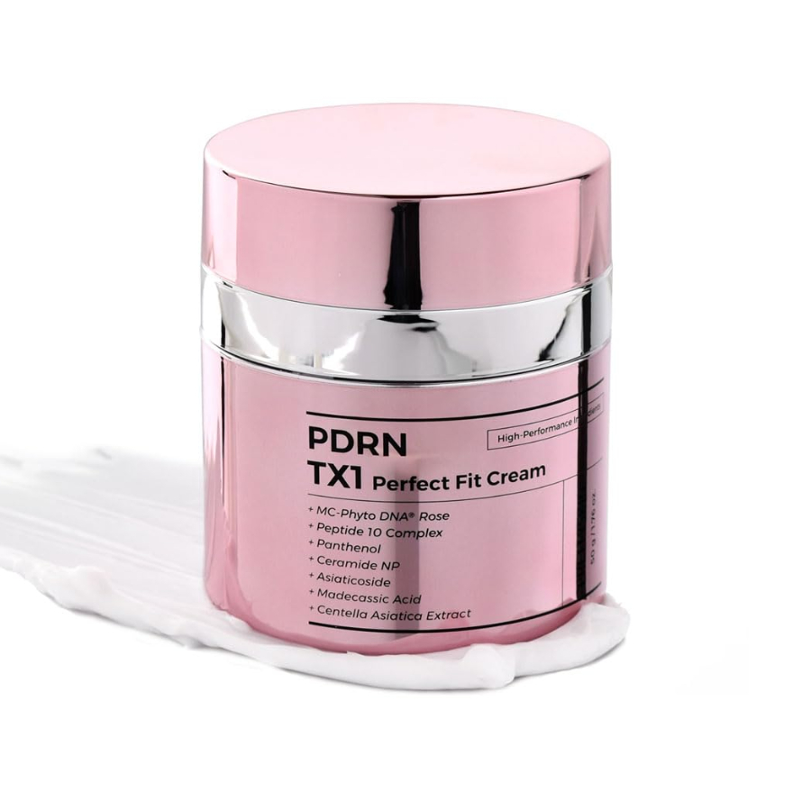 PRETTYSKIN PDRN TX1 Perfect Fit Cream 50g / Moisturizing Facial Cream ...
