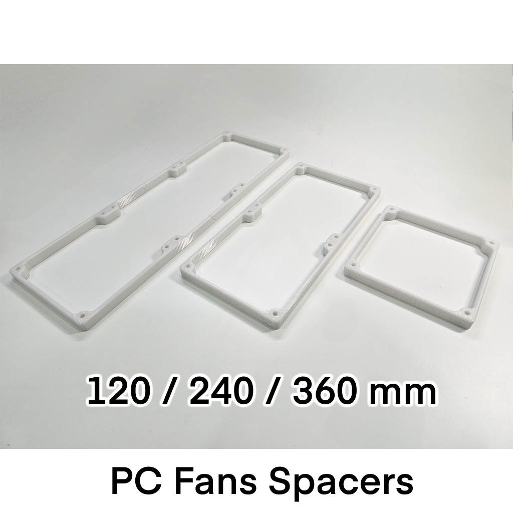 120mm PC Fan Spacer Riser | Aesthetic Airflow Mod | PC Case Mod by ...