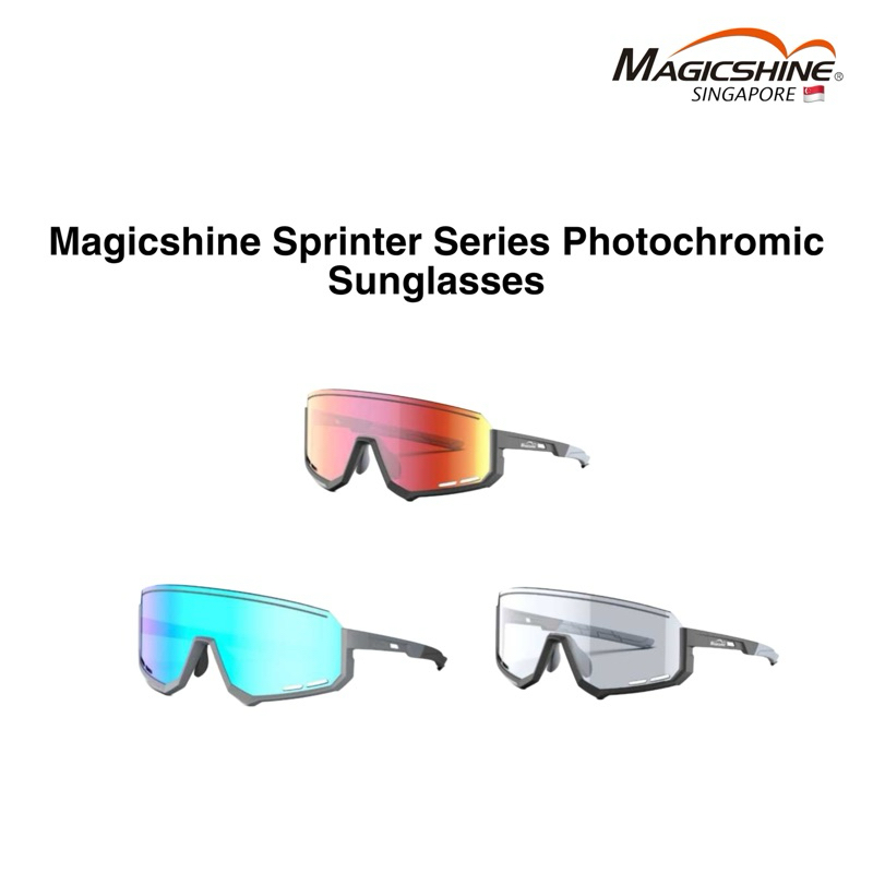 Magicshine Sprinter Series Photochromic Sunglasses | Shopee Singapore