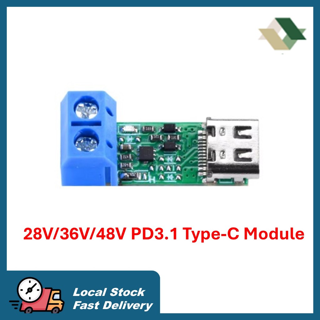 28V/36V/48V PD3.1 Type-C Fast Charging Test Trigger Module PD/QC Decoy ...