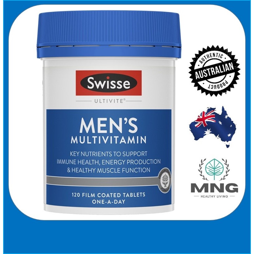 Swisse Men's Ultivite Multivitamin 120 Tablets (EXP MAR 2026) | Shopee Singapore