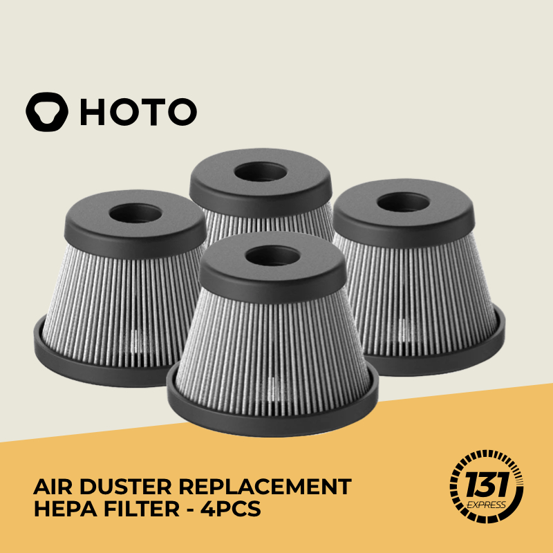 [Accessory] HOTO Air Duster HEPA Filter [ 4 Pack, Removable, Washable ...