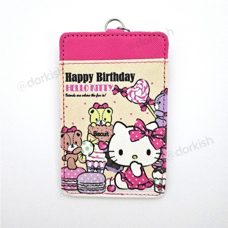Sanrio Happy Birthday Hello Kitty Ezlink Card Holder with Keyring ...