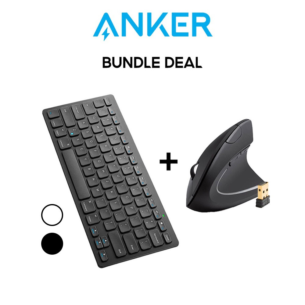 [Bundle Deal] Anker Wireless Bluetooth Keyboard + Anker Wireless Mouse ...