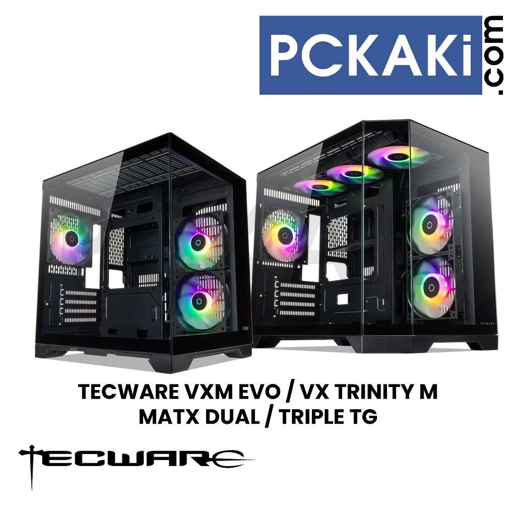 [MATX] TECWARE VXM EVO ARGB / VX TRINITY M / M2 ARGB DUAL / TRIPLE ...