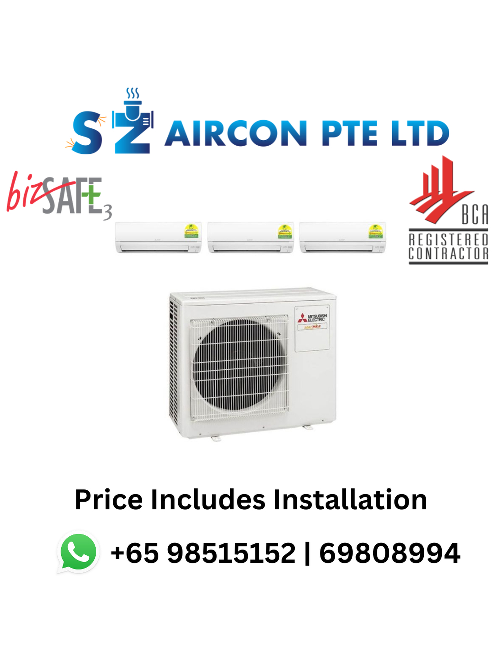 Mitsubishi Electric Starmex System 3 R32 | Shopee Singapore