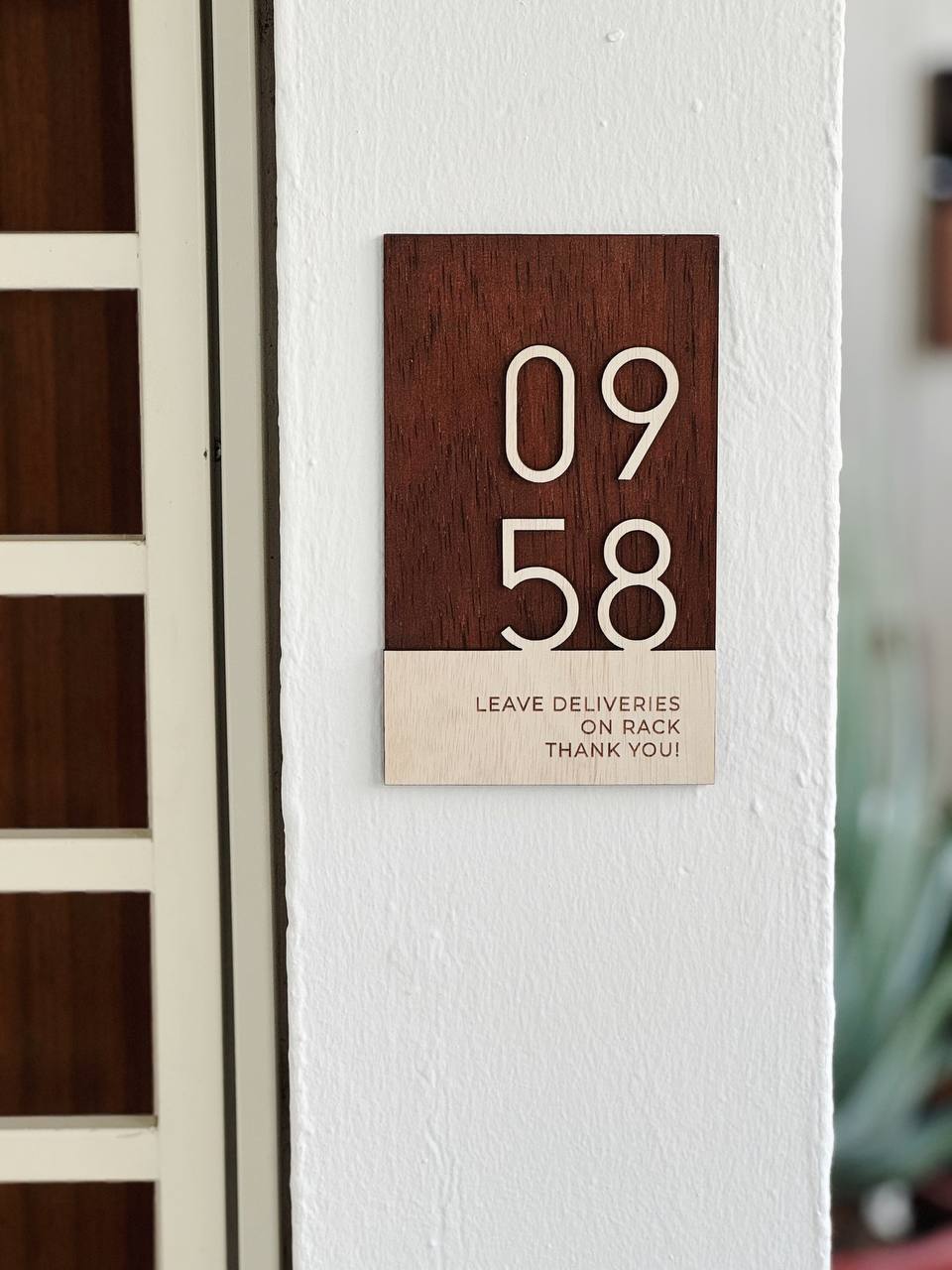 Info Unit Number Plaque | SG seller | Door Unit Numbers | HDB Unit ...