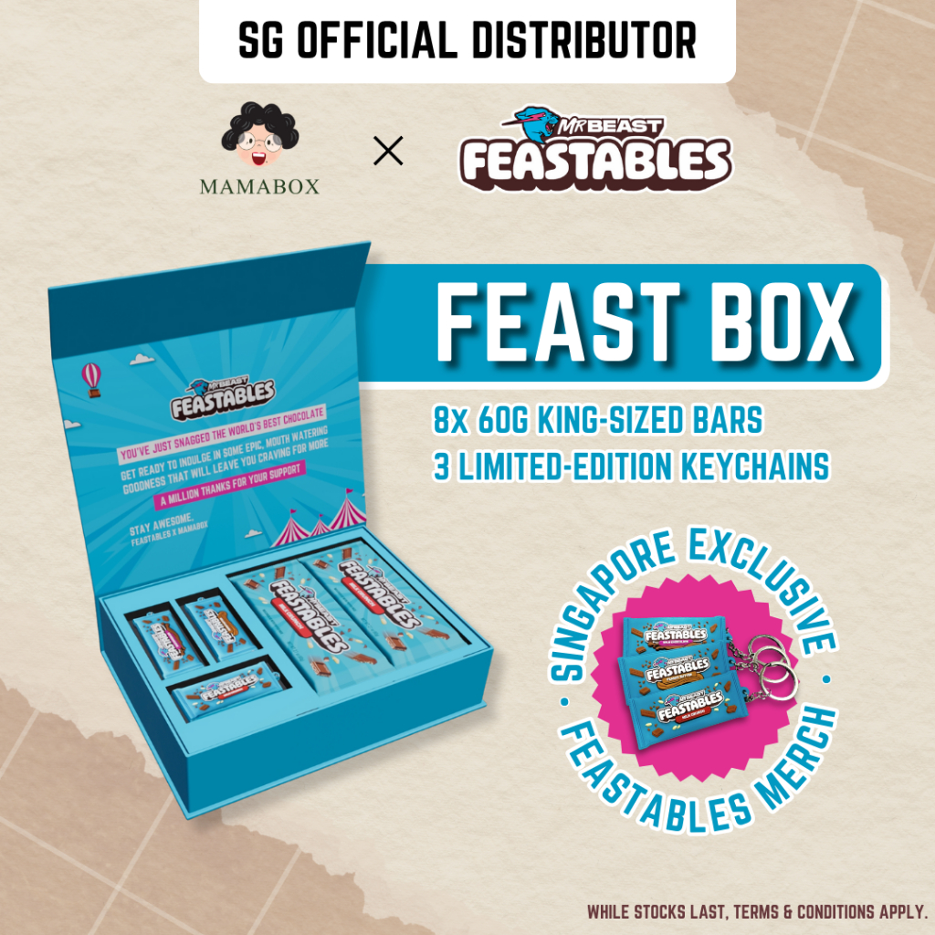 FEAST BOX - Feastables MrBeast Chocolate 60g | Customizable | 8 Bars ...