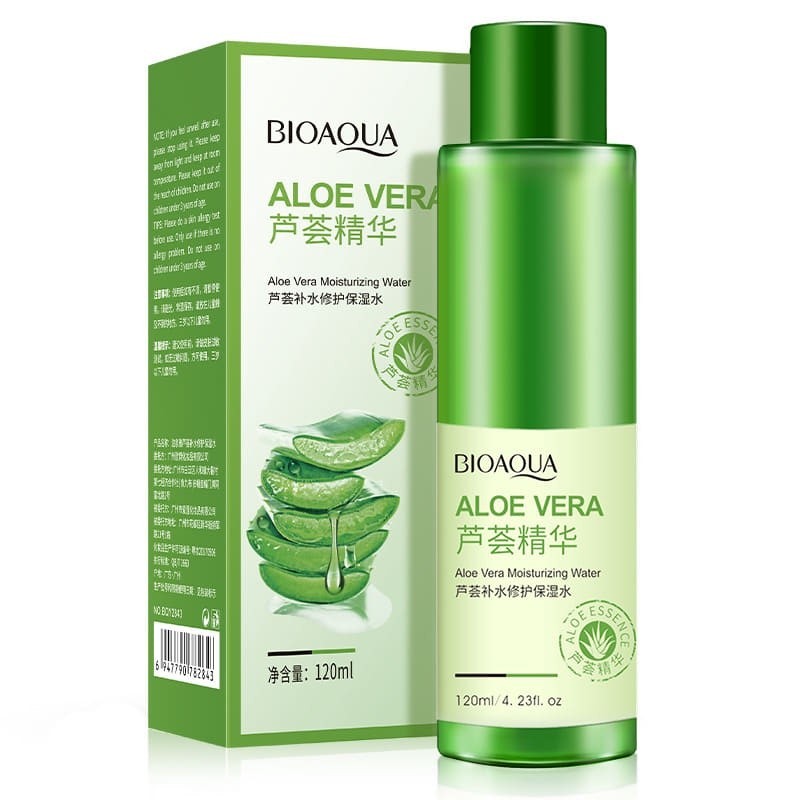 BIOAQUA 92% Aloe Vera Facial Toner (120ml) | Shopee Singapore