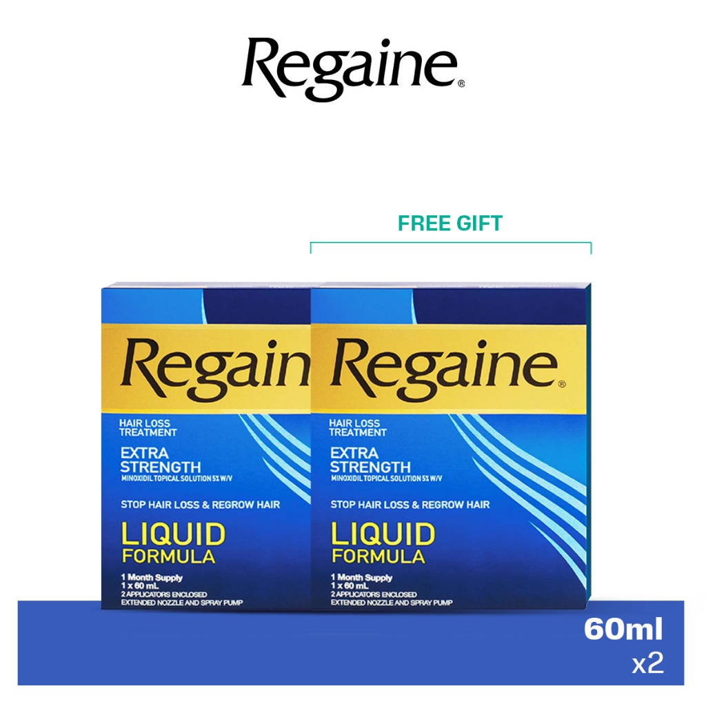[Buy 1 Get 1] Regaine Extra Strength 5% Minoxidil Stop Hair Loss ...