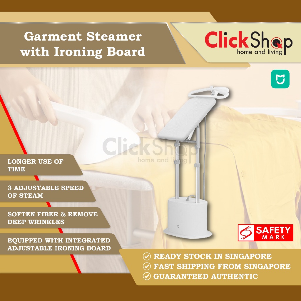 [LATEST] MIJIA Garment Steamer with Foldable Iron Board 2200W 2L Water ...