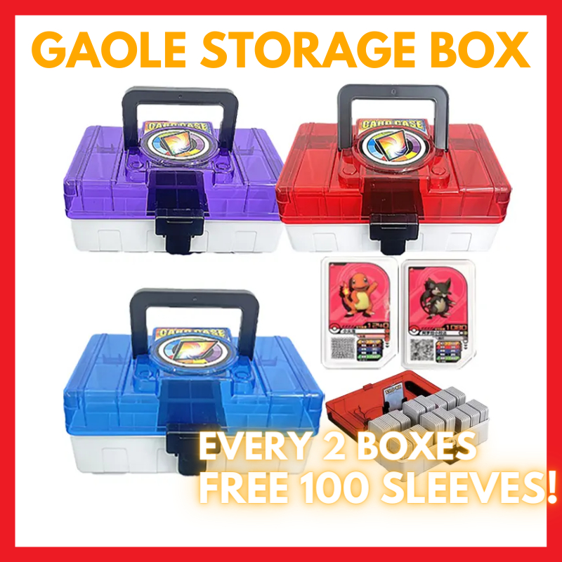 🇸🇬 Pokemon Gaole Box Ga Ole Album Case Card Holder Storage Sleeves ...