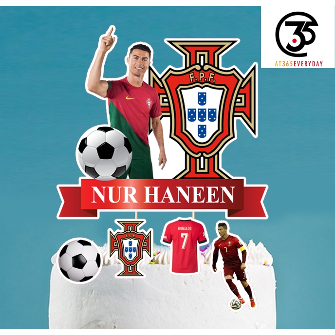 [SG SELLER] Custom RONALDO PORTUGAL Cake Topper, CR7 Cake Topper ...