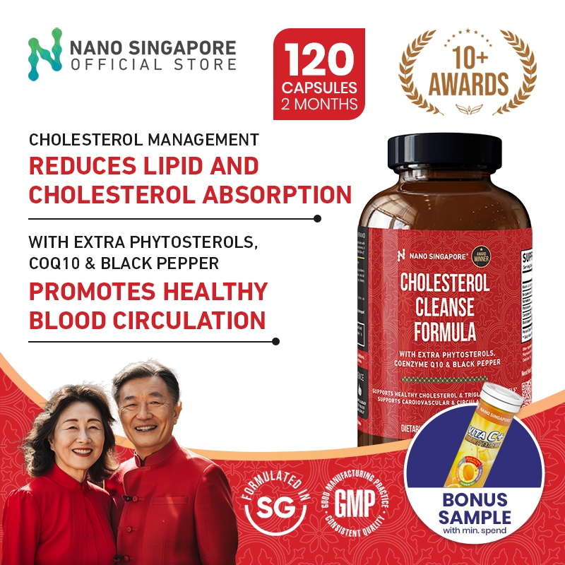 Cholesterol Cleanse Formula w/ Extra Phytosterols, COQ10 & Black Pepper ...
