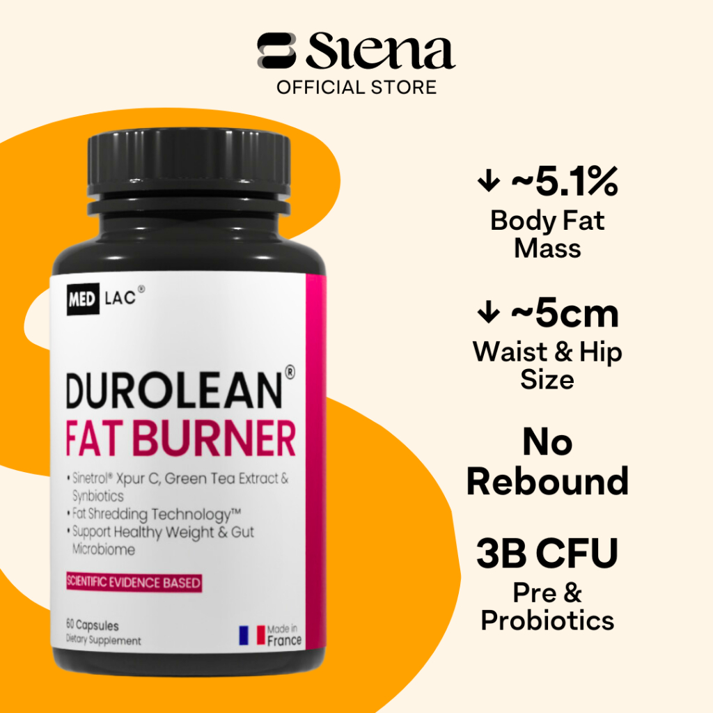 Durolean Fat Burner | Clinically Proven Fat Burner with Sinetrol Xpur C ...