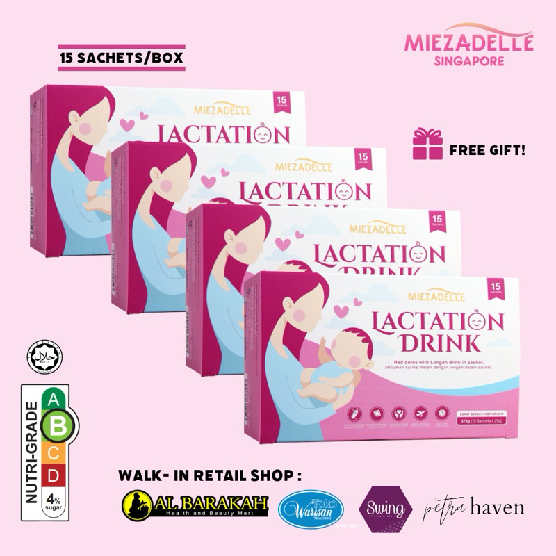 Bundle of 4: Miezadelle Lactation Drink / Milk Booster / Breastfeeding ...