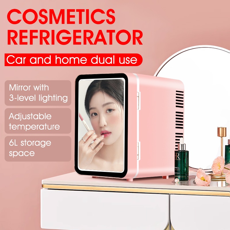 HXR Household Mini Fridge Portable Professional Beauty Refrigerator Car ...