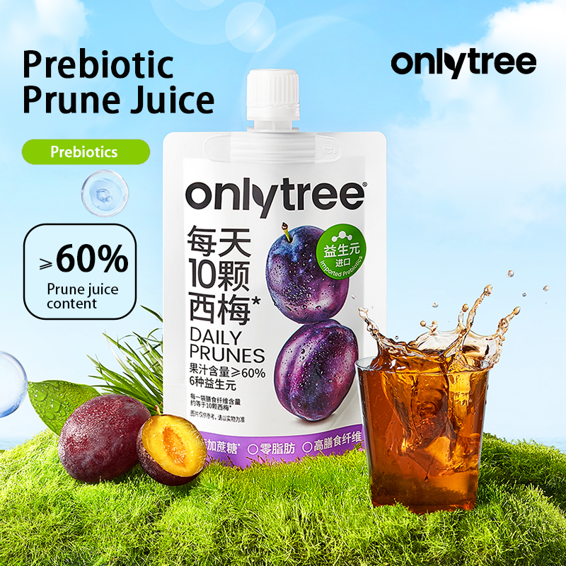 Onlytree Prune Juice with Prebiotic, NFC Concentrated Pure Juice Drink ...