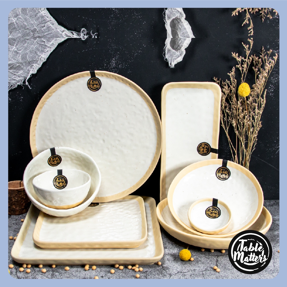 Table Matters - Tsuchi White Collection [Plates | Bowls | Saucers ...