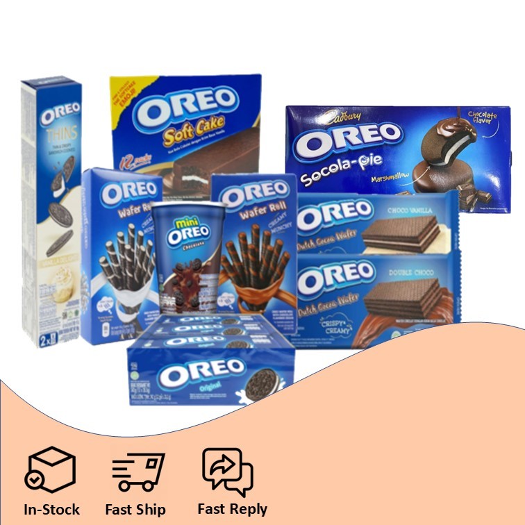 [IN-STOCK] Oreo Soft Cake / Mini Oreo / Oreo Wafer Roll / Oreo Biscuit ...