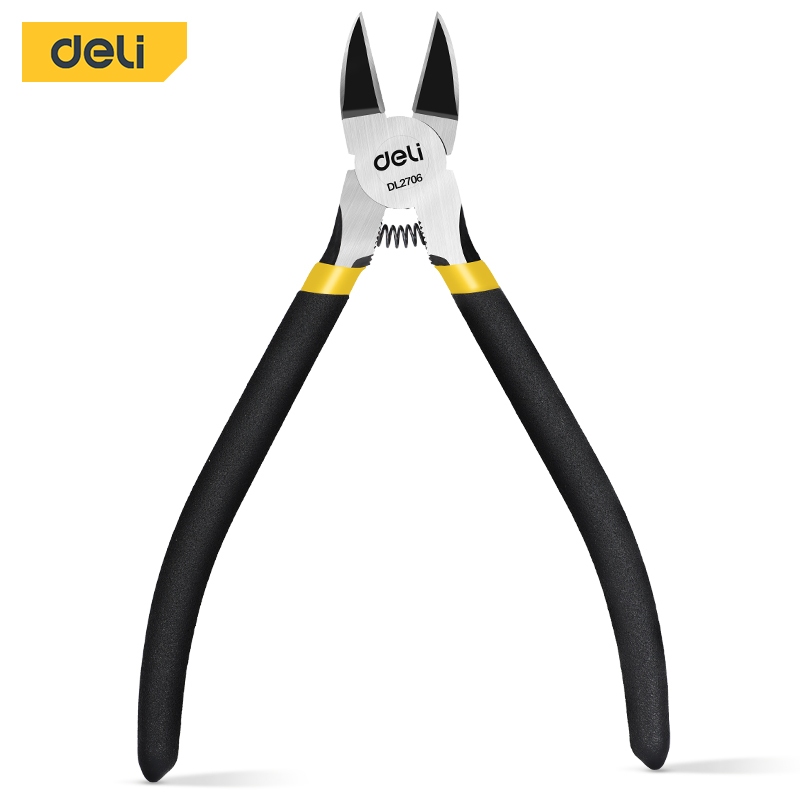 (SG STOCK) DELI 5" / 6" Plastic Cutting Nippers, Wire Cutters, Flush ...