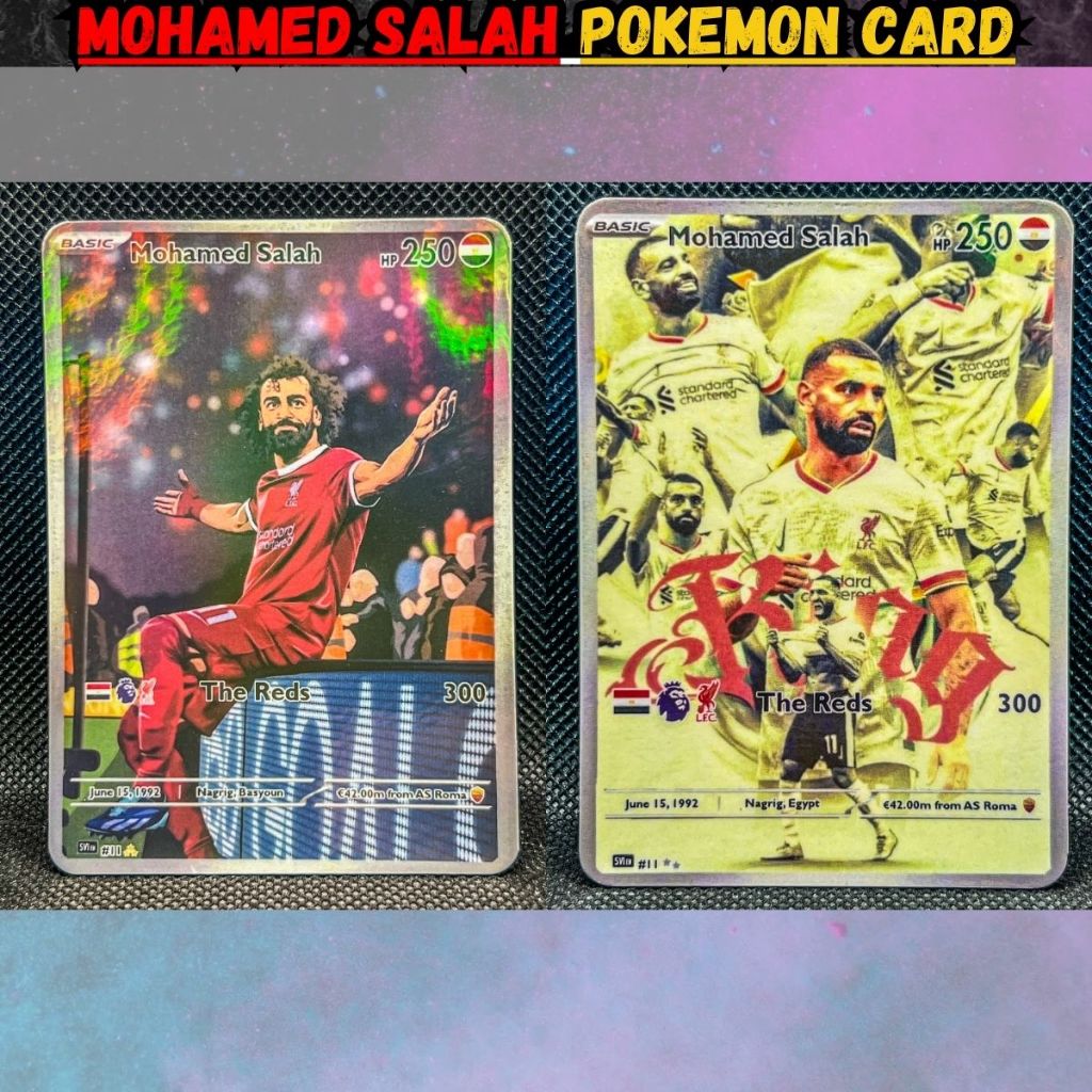 Liverpool: Mohamed Salah Special Art Pokemon Card | Shopee Singapore