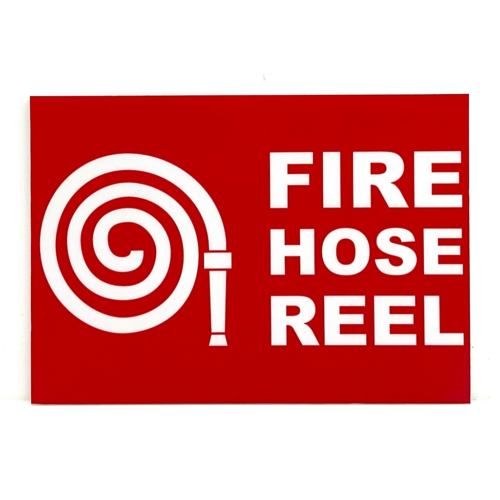 FIRE HOSE REEL SIGN/SIGNAGE | 210mm x 148mm | EMERGENCY SIGN ...
