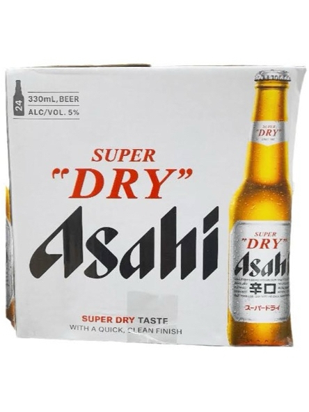 Asahi Super Dry Beer 330ml x 24 bottles (BBD: JULY 2025) | Shopee Singapore