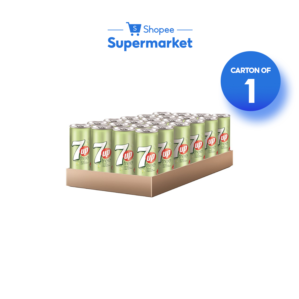 [1 Carton] 7Up Zero Sugar (24x320ml) | Shopee Singapore