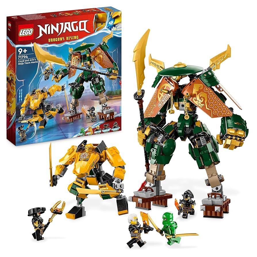Lego 71794 Ninjago Lloyd and Arin's Ninja Team Mechs | Shopee Singapore