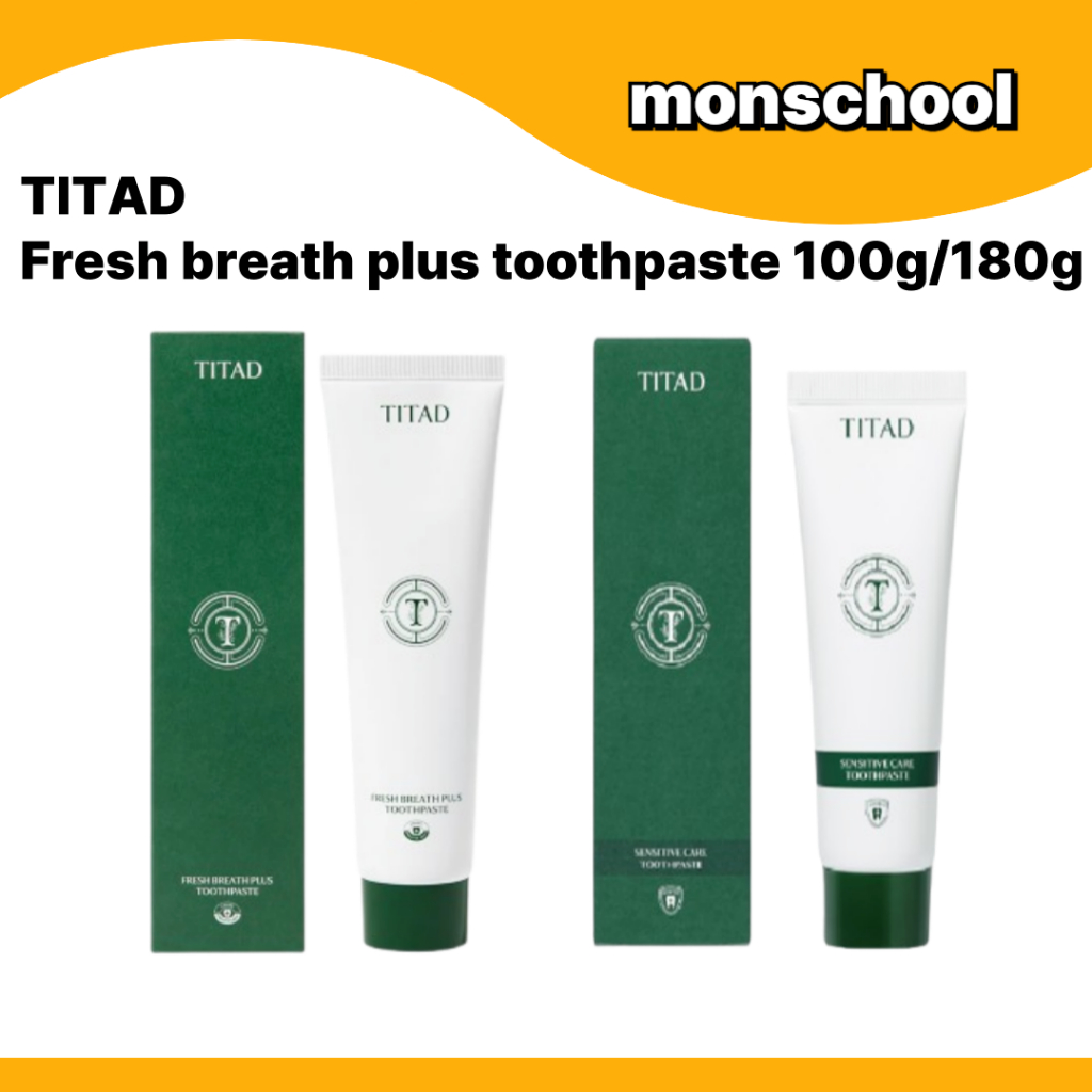 TITAD Toothpaste Fresh Breath / Sensitive Care 100g / 180g / Reduce 97% ...