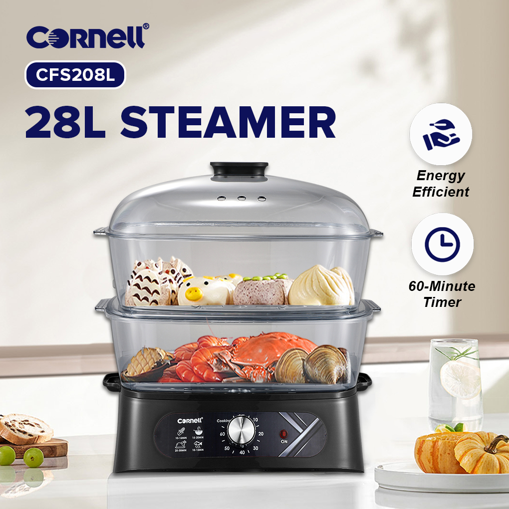 Cornell 2 Tier Food Steamer 28L CFS208L New Model | Shopee Singapore