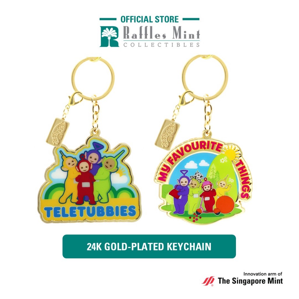 Teletubbies 24K Gold-Plated Keychain [The Singapore Mint] | Shopee ...
