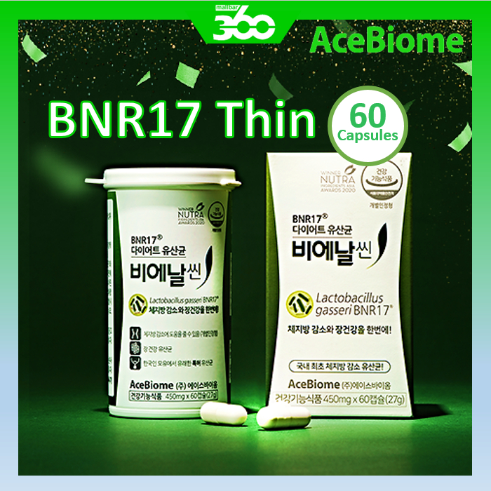 AceBiome, BNRThin Probiotic, Body Fat Reduction & Intestinal Health (60 ...