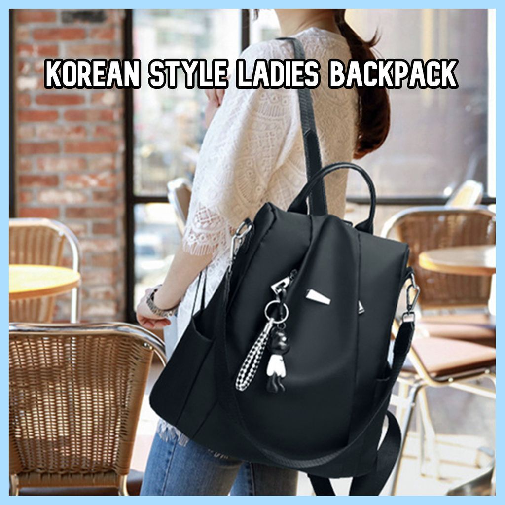 [SG] Korean Fashion Backpack Shoulder Bag/ Women Anti-theft Backpack ...