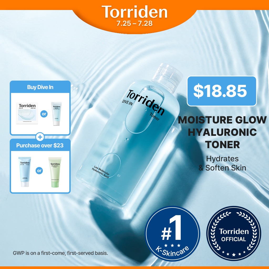 [Torriden Official] DIVE IN Low Molecular Hyaluronic Acid Toner, for ...